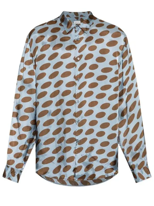 Dries Van Noten Caper Shirt - Gray