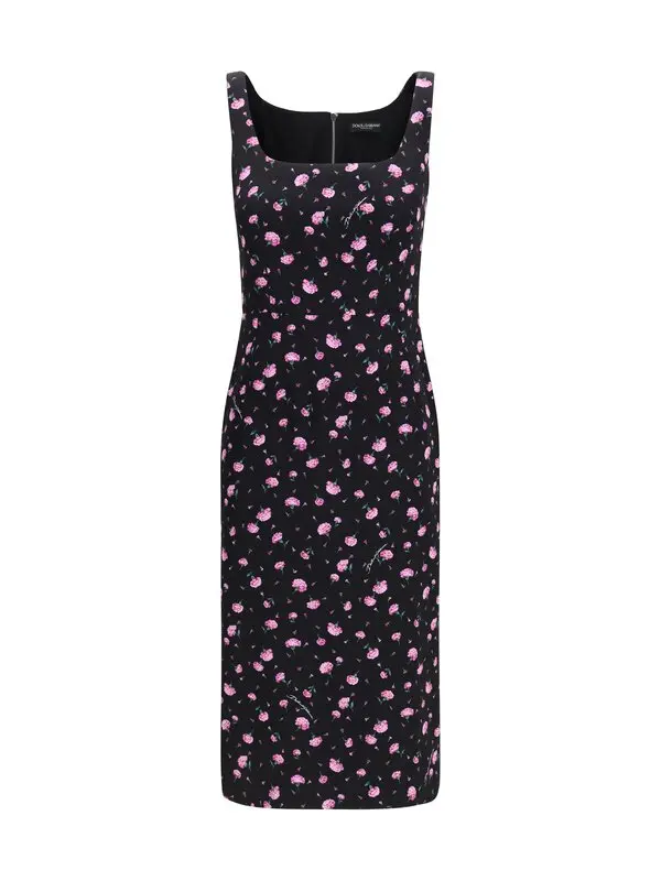 Dolce & Gabbana Floral Print Sheath Dress