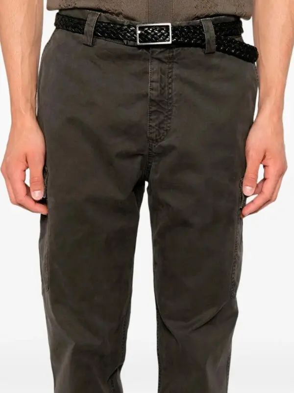 Brunello Cucinelli Linen Drawstring Waist Pants
