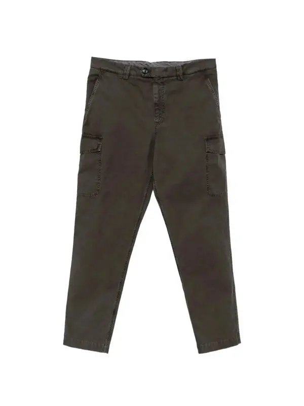 Brunello Cucinelli Linen Drawstring Waist Pants