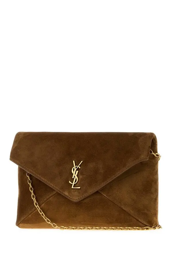 Saint Laurent Jamie Mini Leather Clutch Bag