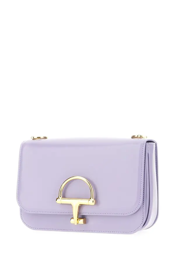 Gucci Gold Tone Horsebit Detail Flap Bag - Multicolor
