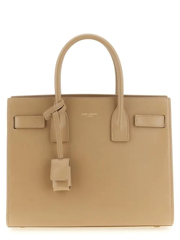 Saint Laurent Sac De Jour Baby Handbag - Cream