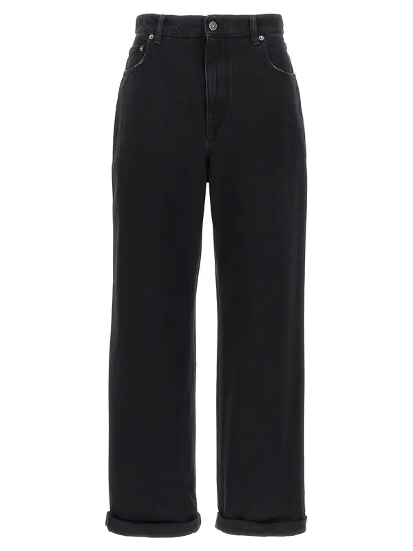 GOLDEN GOOSE Kim Cotton Denim Jeans - Black