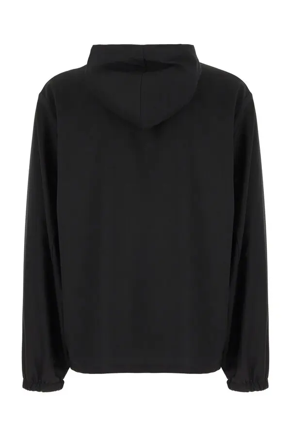 Givenchy Zip-up Hooded Sweatshirt With Logo Detail