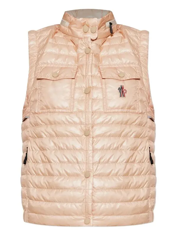 Moncler Gumiane Hooded Down Gilet - Multicolor
