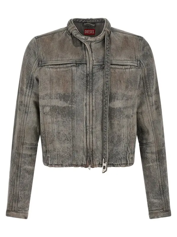 DIESEL® D-vulmar-fsi Cotton And Hemp Denim Jacket