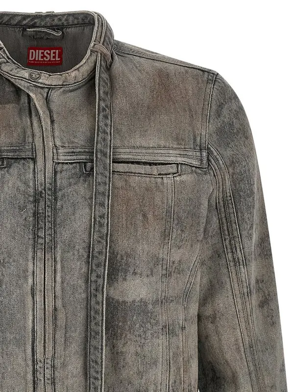 DIESEL® D-vulmar-fsi Cotton And Hemp Denim Jacket
