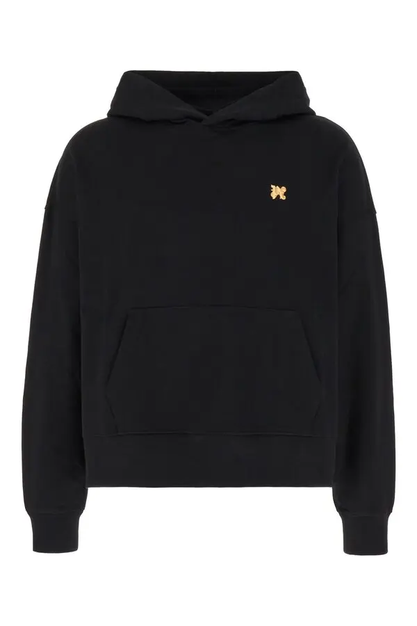 Palm Angels Hooded Sweatshirt With Logo Detail