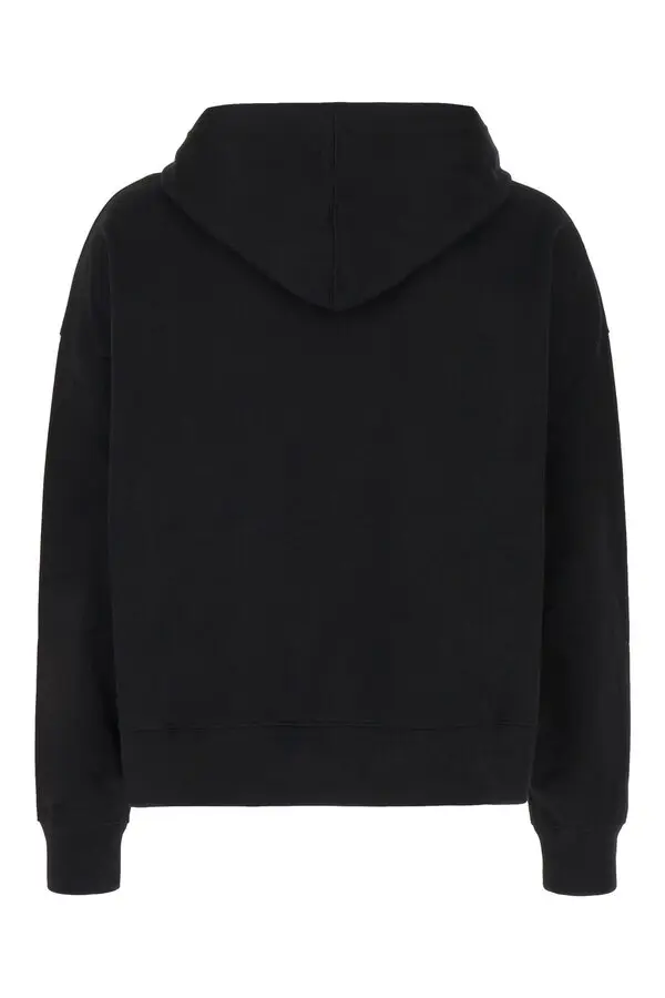 Palm Angels Hooded Sweatshirt With Logo Detail