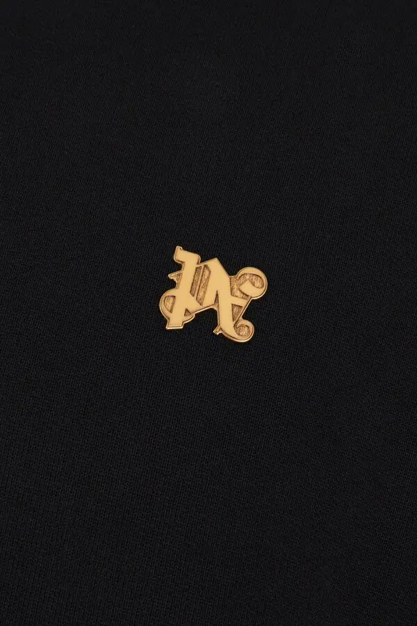Palm Angels Hooded Sweatshirt With Logo Detail
