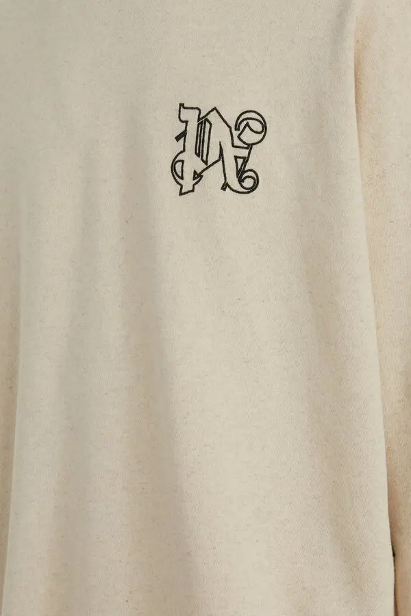 Palm Angels Crewneck Sweatshirt With Logo Detail