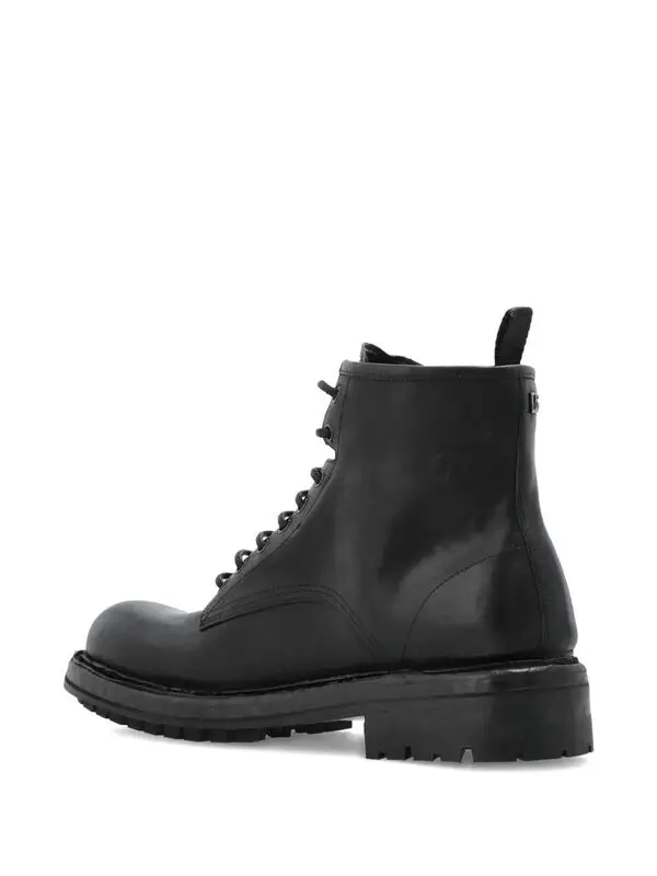 Dolce & Gabbana Leather Lace-up Boots