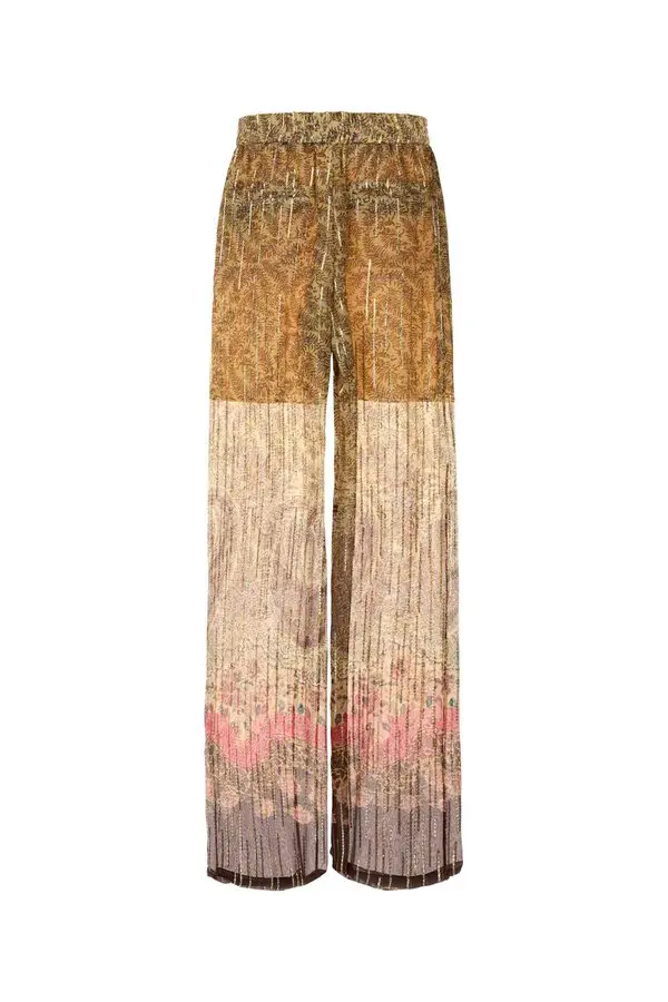 Valentino Garavani Printed Wide-leg Pants - Multicolor