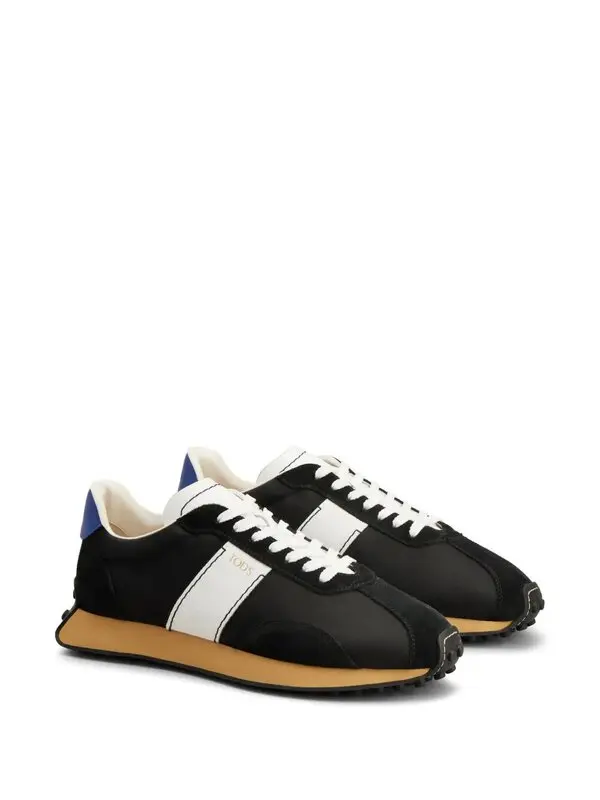 TOD'S Fabric And Leather Sneakers - Black