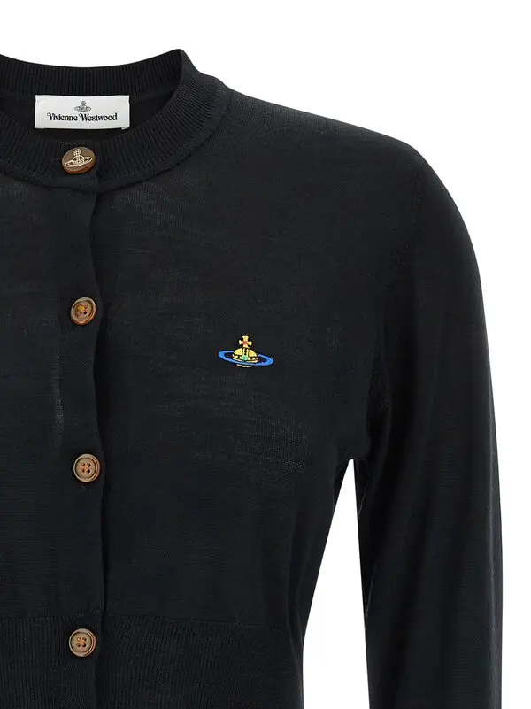 VIVIENNE WESTWOOD Wool And Silk Blend 'bea' Cardigan
