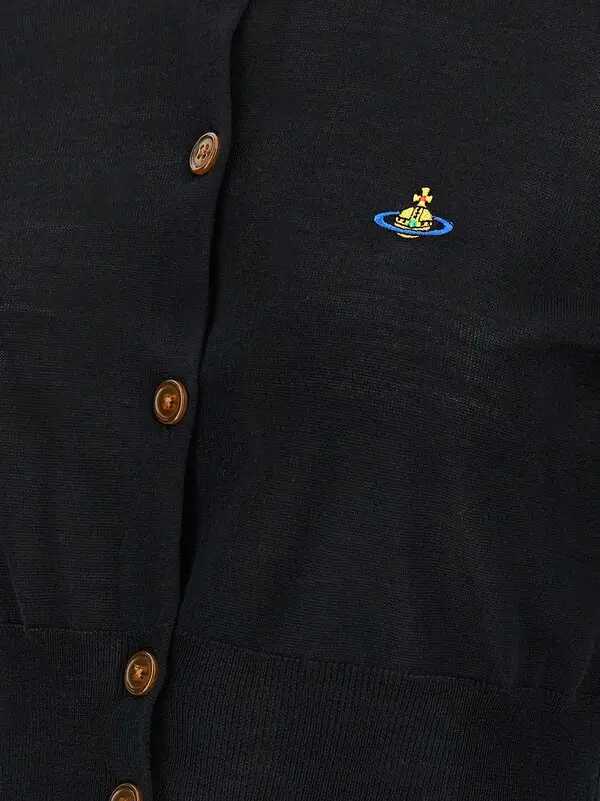 VIVIENNE WESTWOOD Wool And Silk Blend 'bea' Cardigan