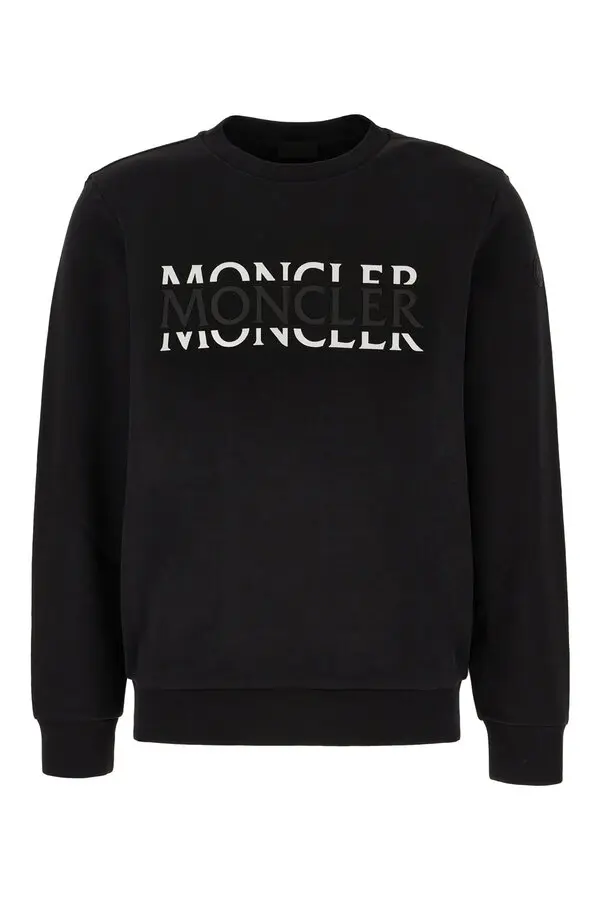 Moncler Crewneck Sweatshirt With Logo Detail