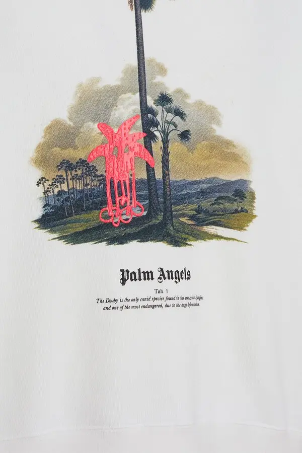 Palm Angels Crewneck Sweatshirt With Graphic Print