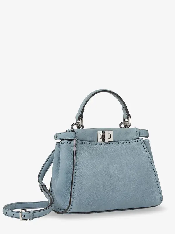 Fendi Peekaboo Mini Leather Crossbody Bag - Multicolor