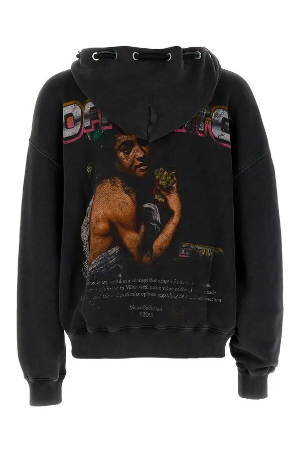 Off-White Sweatshirt With Graphic Print - Multicolor