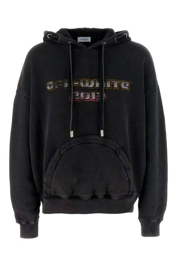 Off-White Sweatshirt With Graphic Print - Multicolor