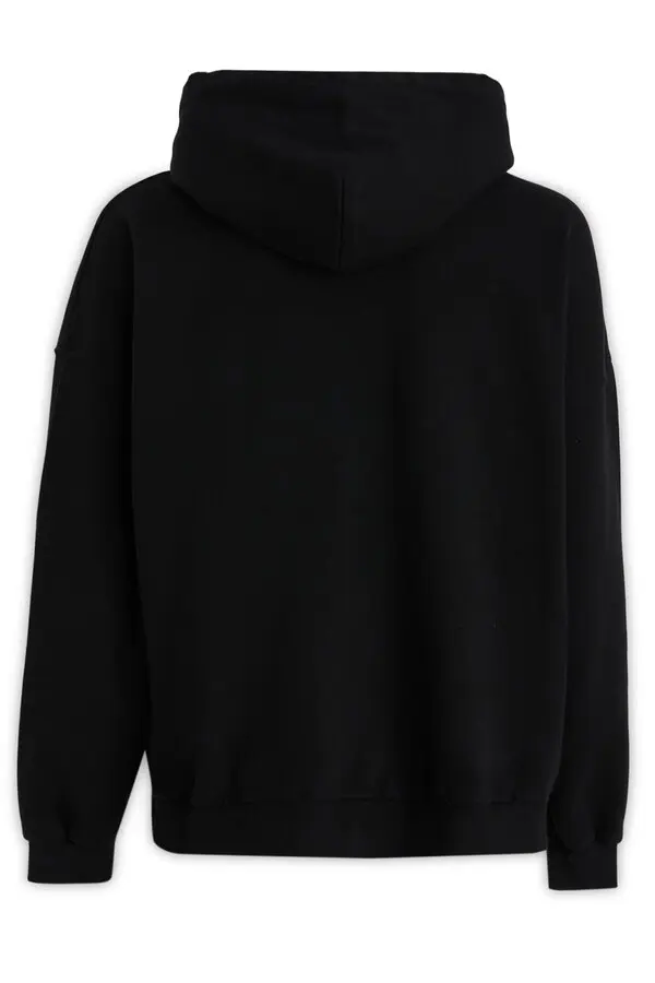 Palm Angels Black Cotton Sweatshirt