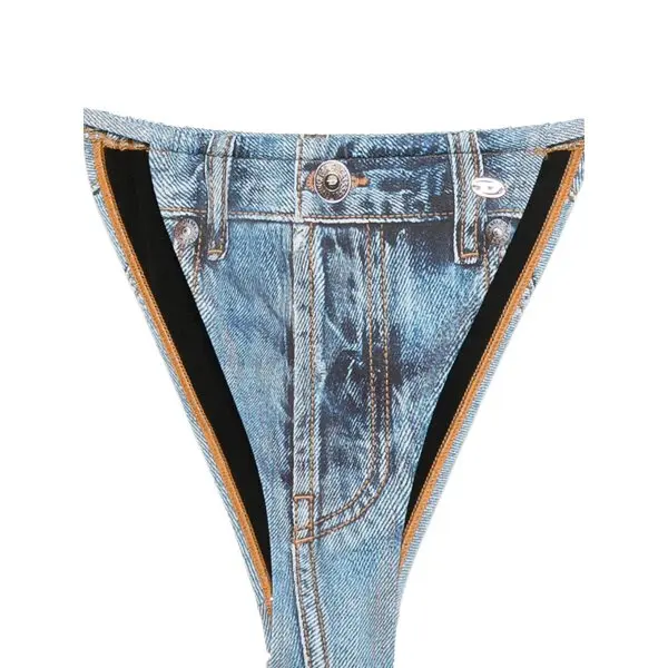 DIESEL® Tie Fastening Bikini Bottoms - Blue