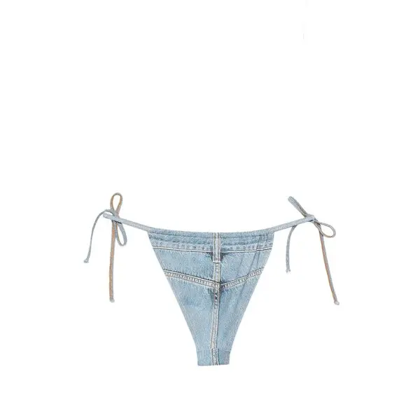 DIESEL® Tie Fastening Bikini Bottoms - Blue