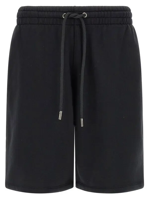 Off-White Paint Diag Skate Bermuda Shorts - Black