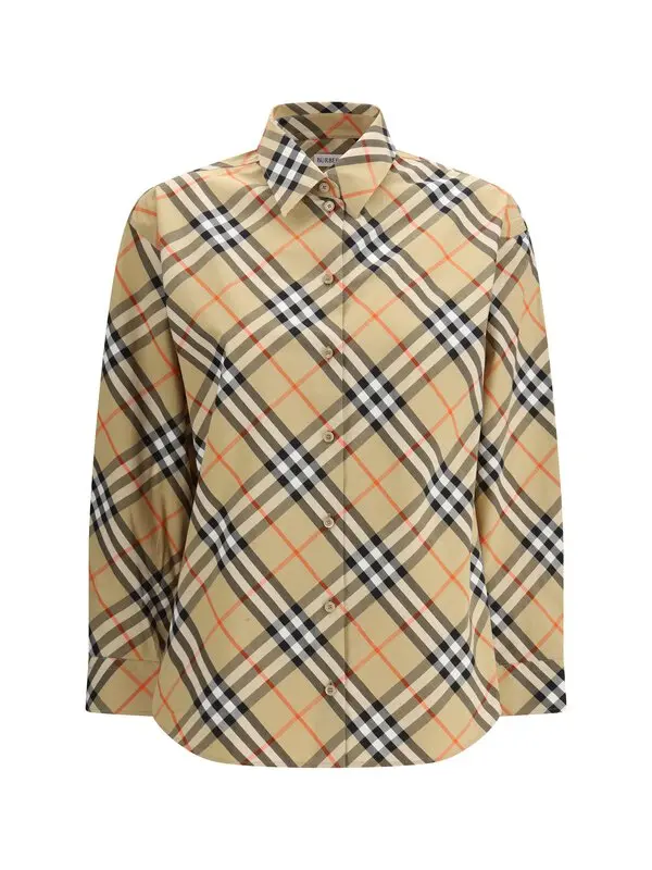 Burberry Slim Fit Cotton Check Shirt