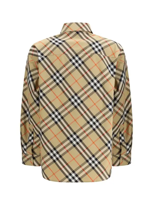 Burberry Slim Fit Cotton Check Shirt