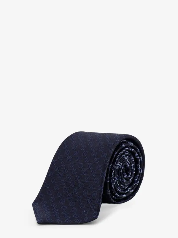 Gucci Silk Gg Motif Neck Tie