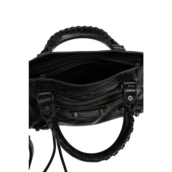 Balenciaga Tote Bag With Front Zip Pocket - Black