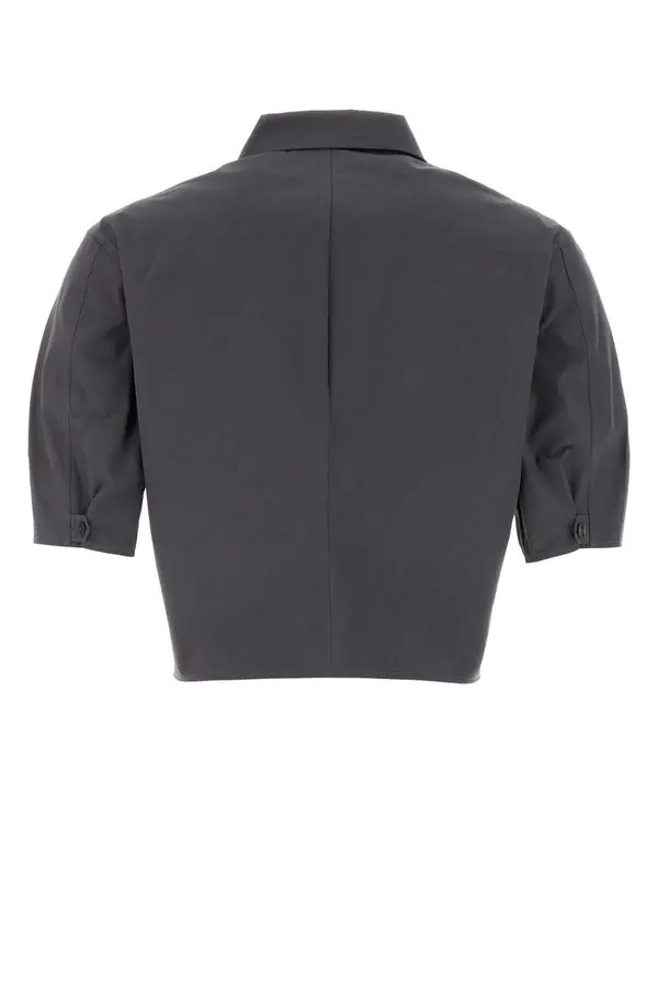 JIL SANDER Poplin Shirt - Gray