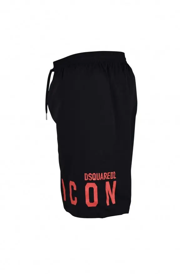 Dsquared2 Nylon Swim Shorts With Icon Logo