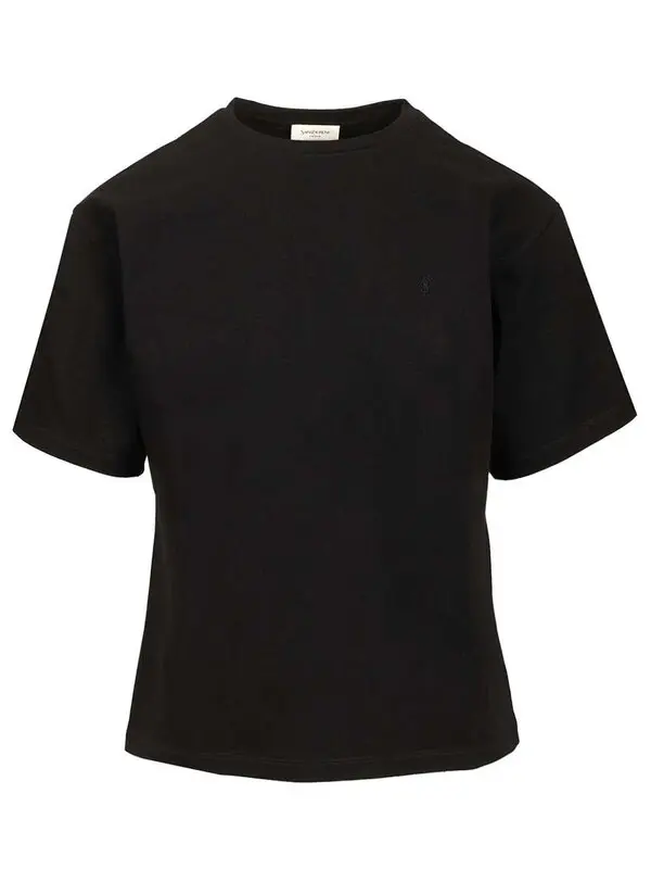 Saint Laurent Oversized Cassandre T-shirt - Black