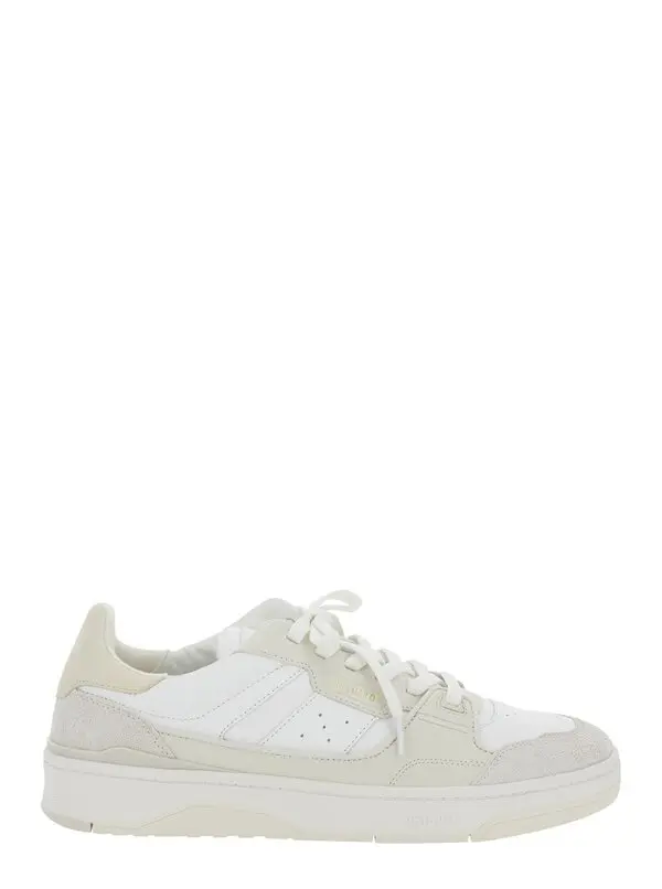 Axel Arigato Clay Leather Sneakers With Suede Inserts