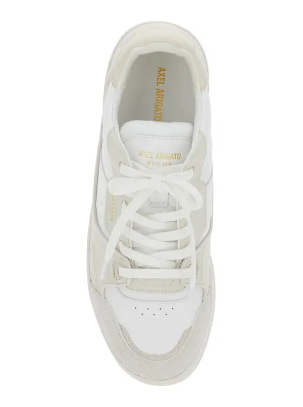 Axel Arigato Clay Leather Sneakers With Suede Inserts