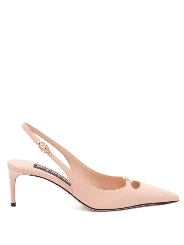 Dolce & Gabbana Slingback Capris With Embellished Detail
