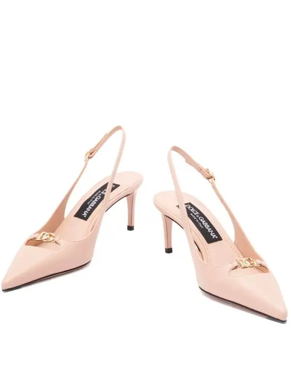 Dolce & Gabbana Slingback Capris With Embellished Detail