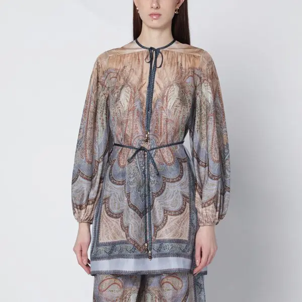 Zimmermann Wanderlust Blouse With Tapestry Print - Multicolor