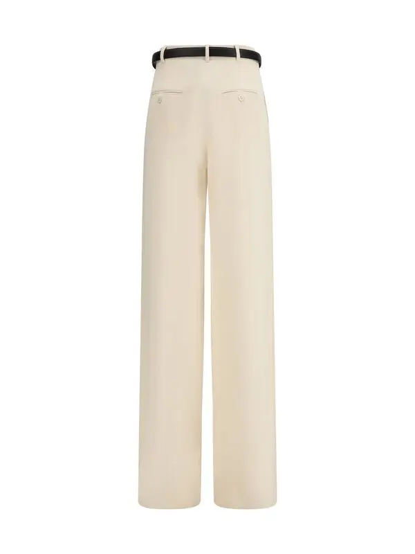 Max Mara Wide Leg Belted Pants