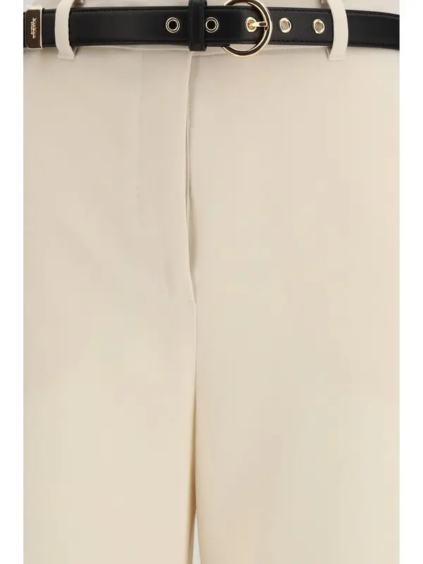 Max Mara Wide Leg Belted Pants