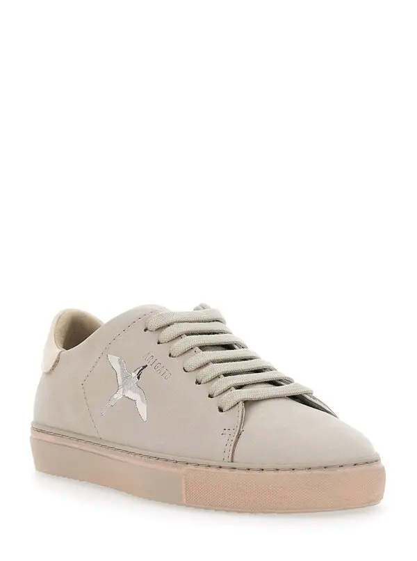 Axel Arigato Clean 90 Embroidered Leather Low Top Sneakers - Multicolor
