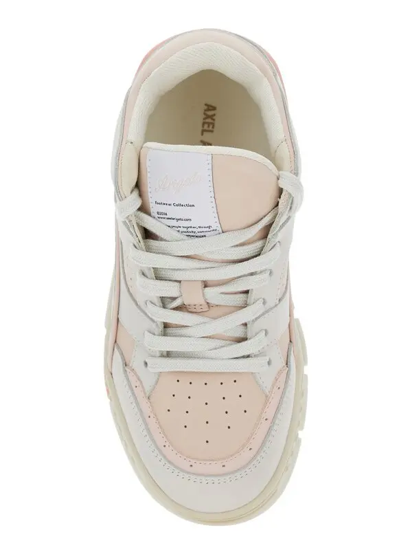 Axel Arigato Low Top Leather Sneakers With Logo Detail - Multicolor