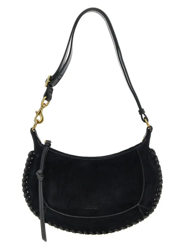 Isabel Marant Étoile Suede Oskan Shoulder Bag - Black