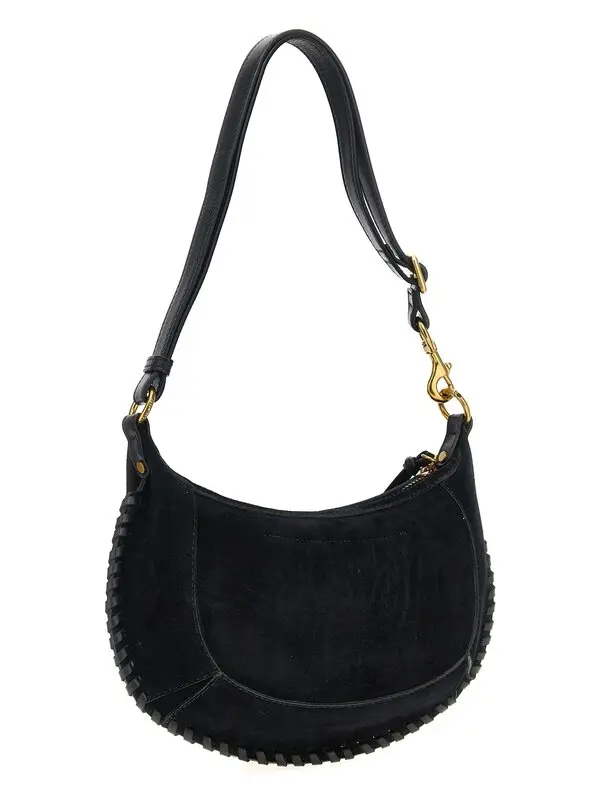 Isabel Marant Étoile Suede Oskan Shoulder Bag - Black