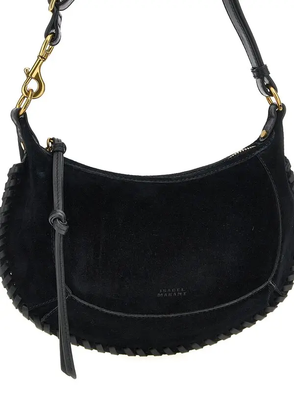 Isabel Marant Étoile Suede Oskan Shoulder Bag - Black