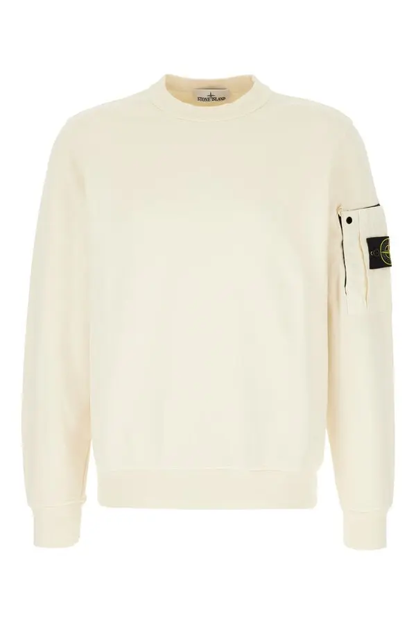 Stone Island Crewneck Sweatshirt With Pocket Detail - Multicolor